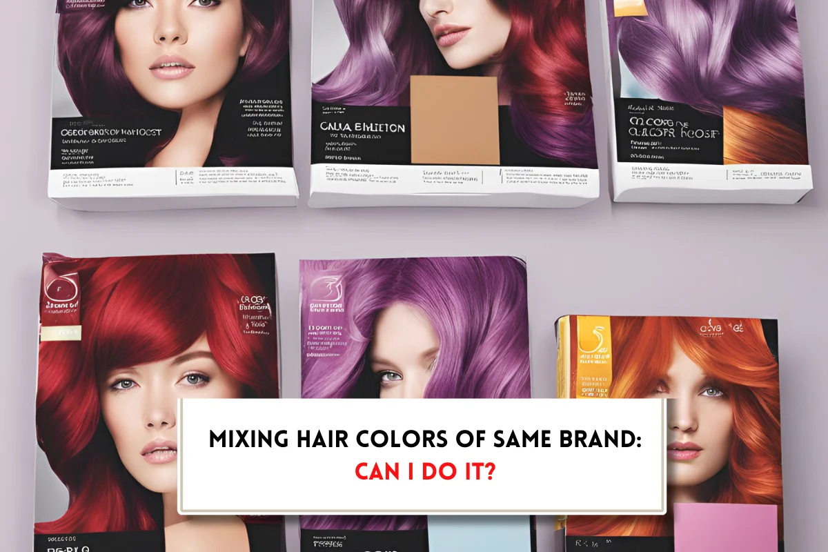 Can I mix two hair colors from the same brand? 2026